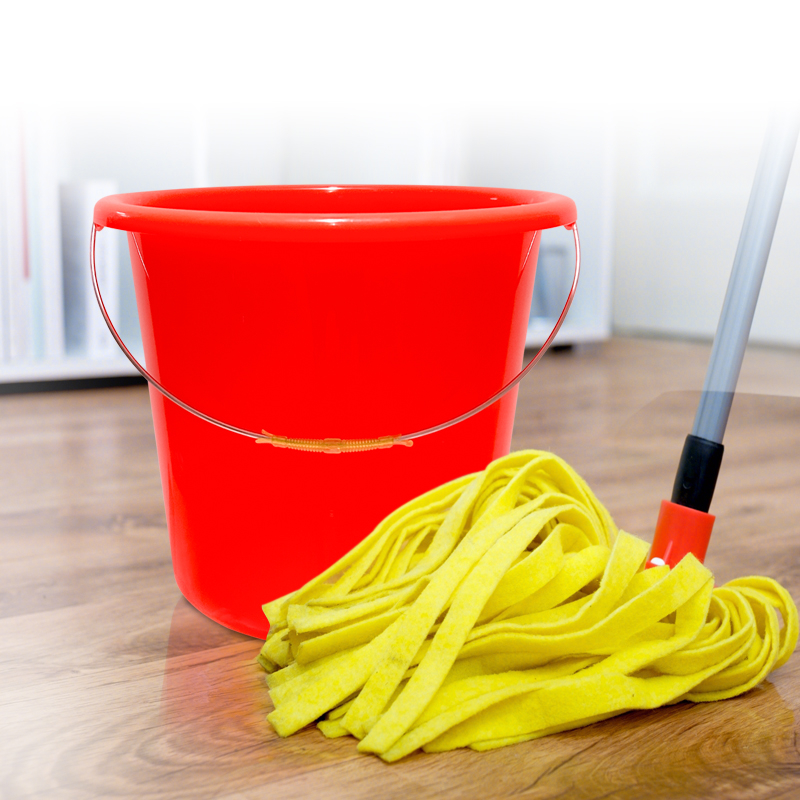 Green 28L Household Plastic Bucket with Metal Handle - Buy Plastic ...