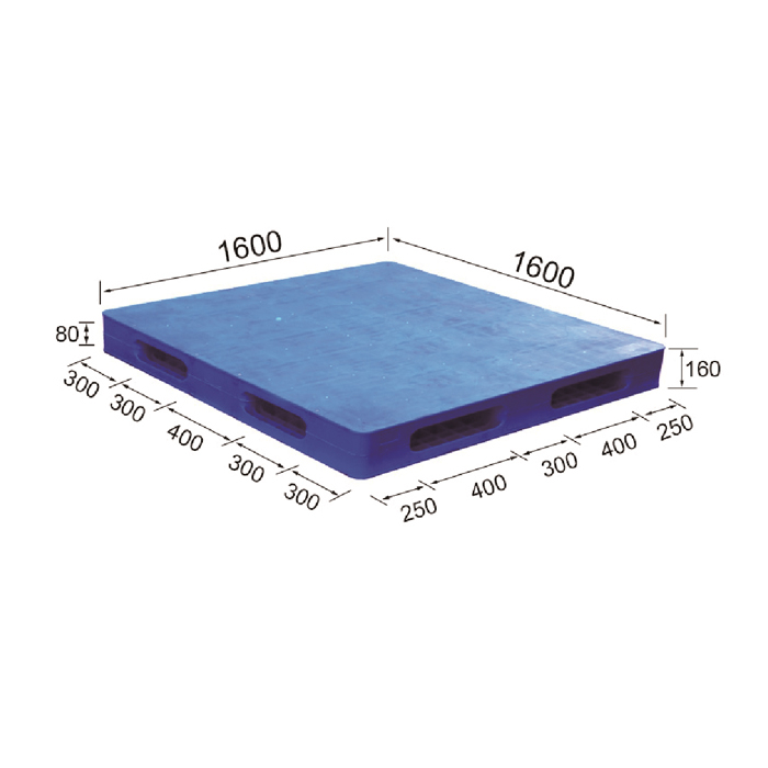 160*160*16cm Double Sided Stackable Plastic Flat Pallet manufacturers ...