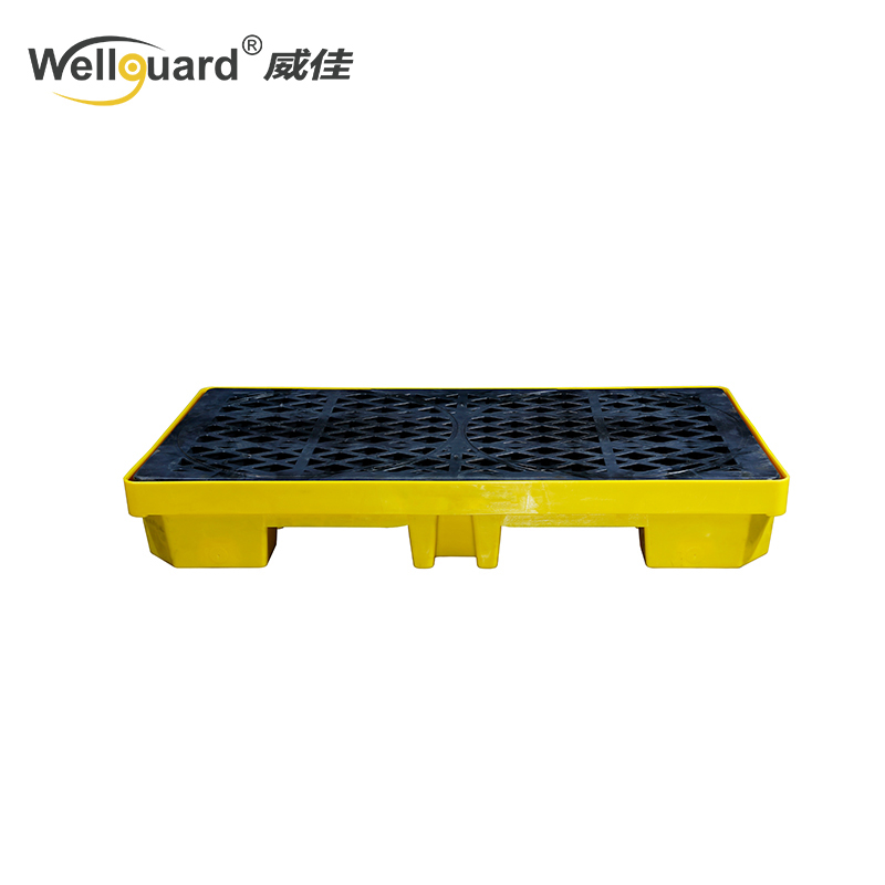 200mm Height 2 Oil Drum Spill Containment Deck - WELLGUARD